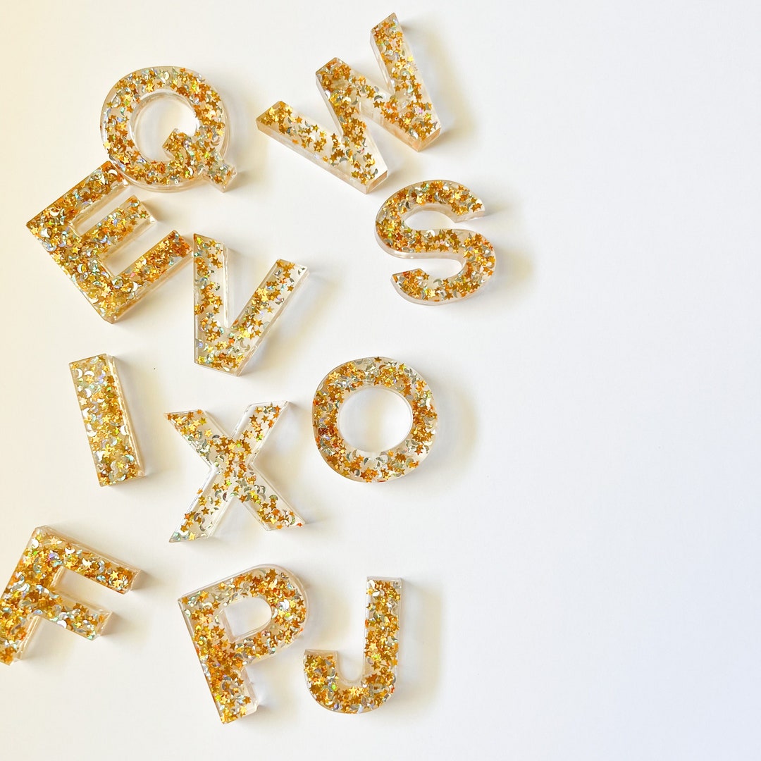 MOON + Stars-uppercase Sensory Alphabet Letters - Etsy