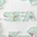 SEA Glass-sensory Alphabet Letters - Etsy