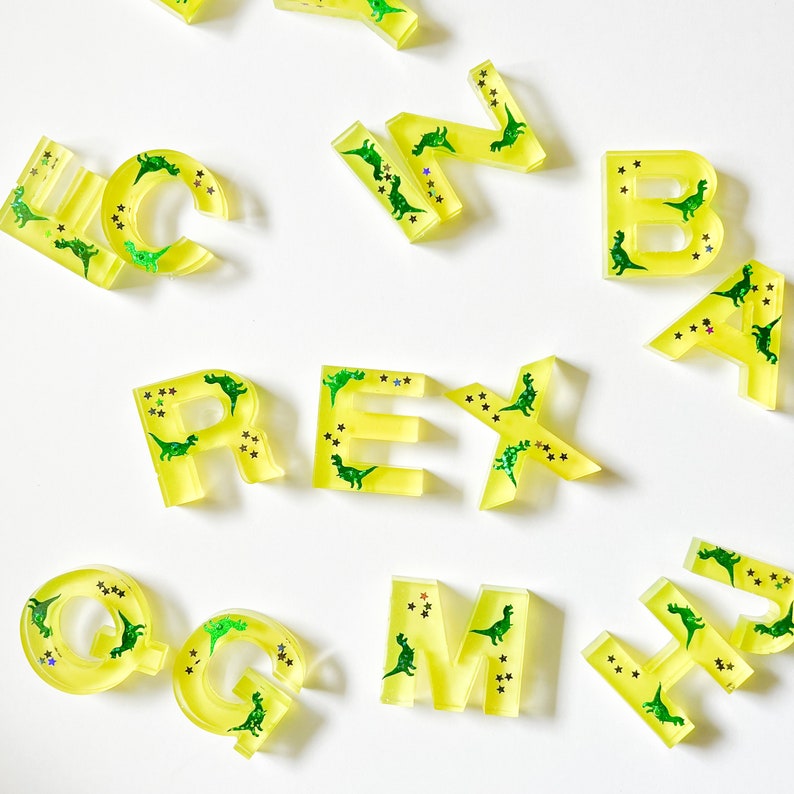 Rex-uppercase Sensory Alphabet Letters - Etsy