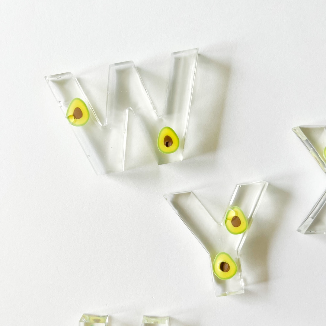 AVOCADO Toast-sensory Alphabet Letters - Etsy