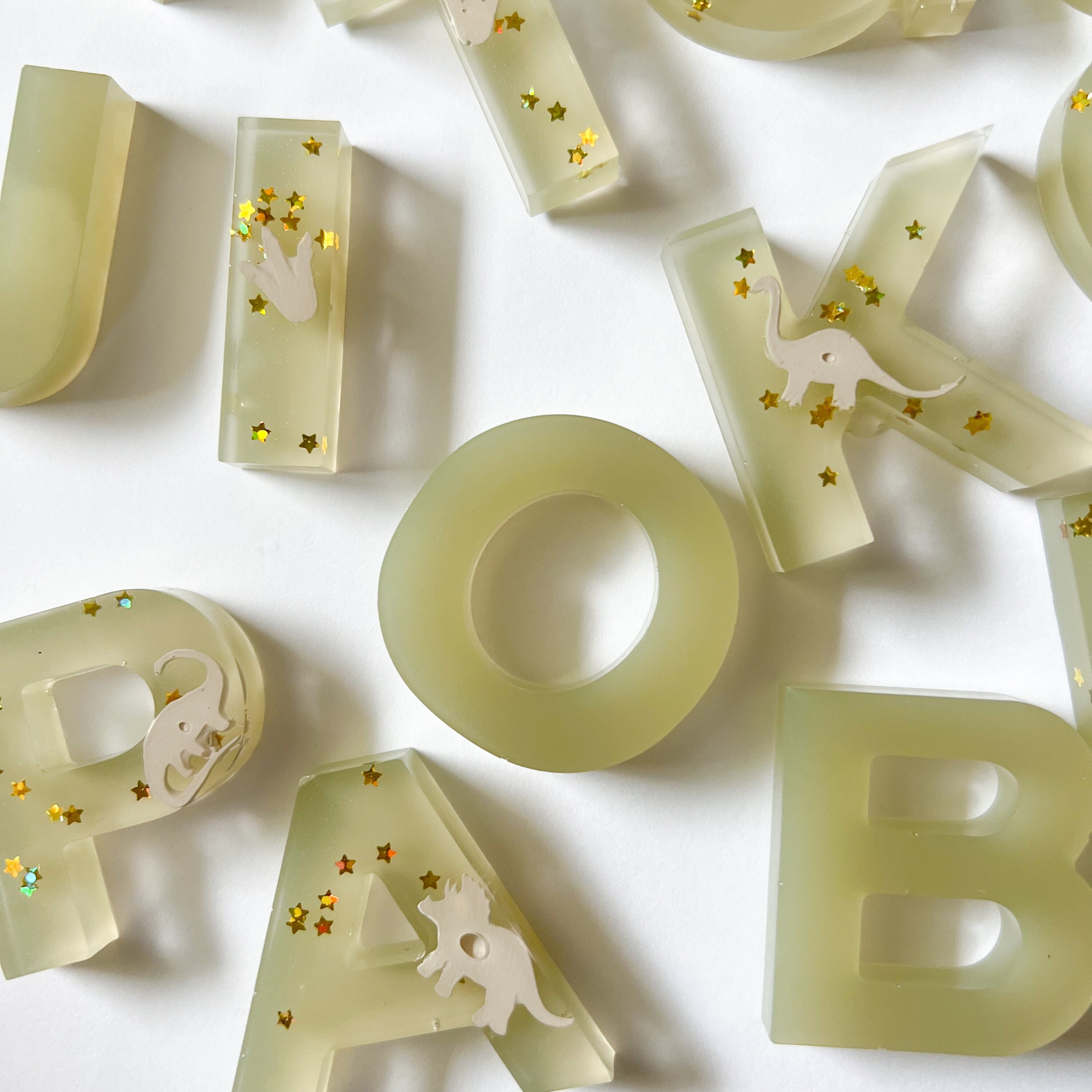 NEUTRAL Dino-uppercase Sensory Alphabet Letters - Etsy
