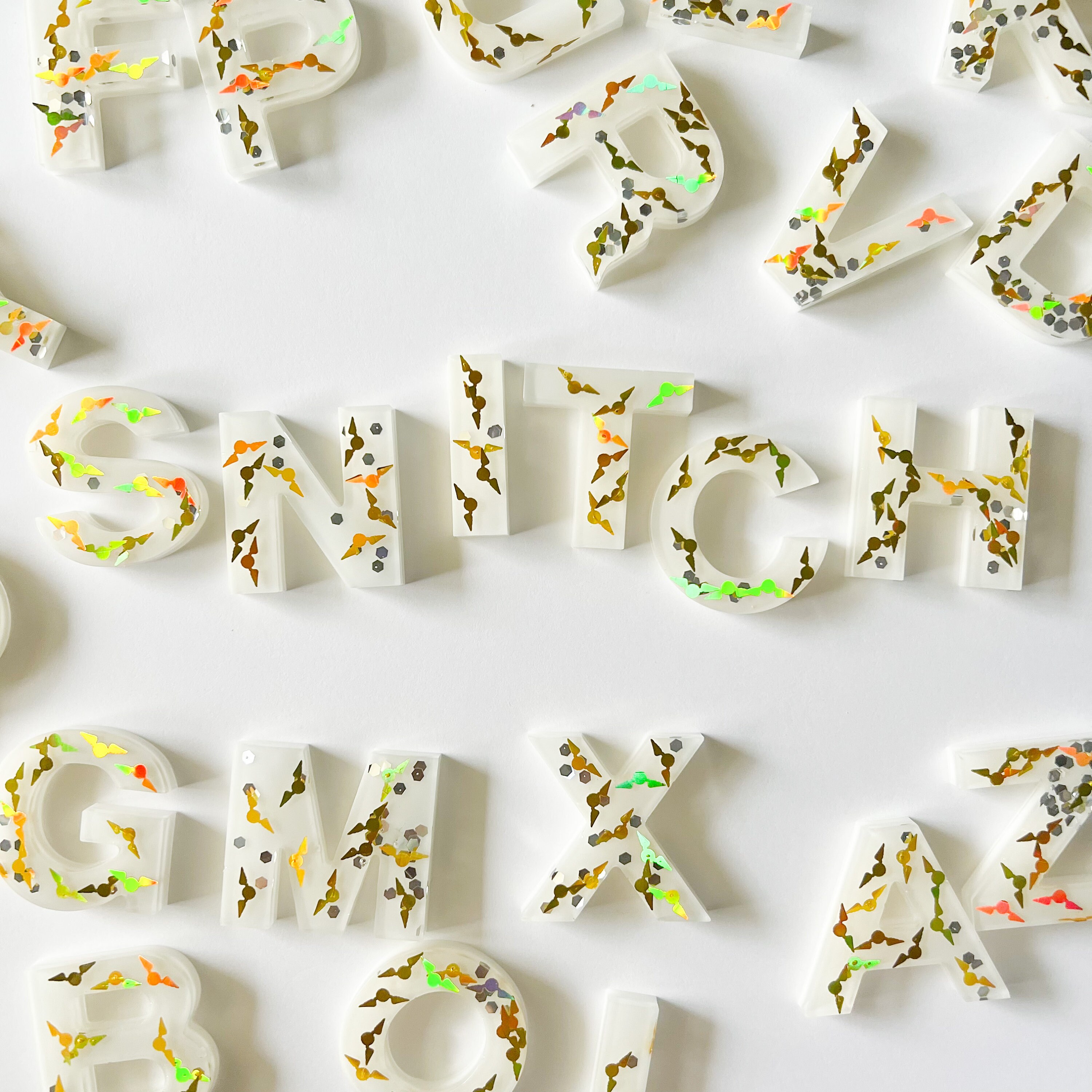 Seeker-uppercase Sensory Alphabet Letters - Etsy