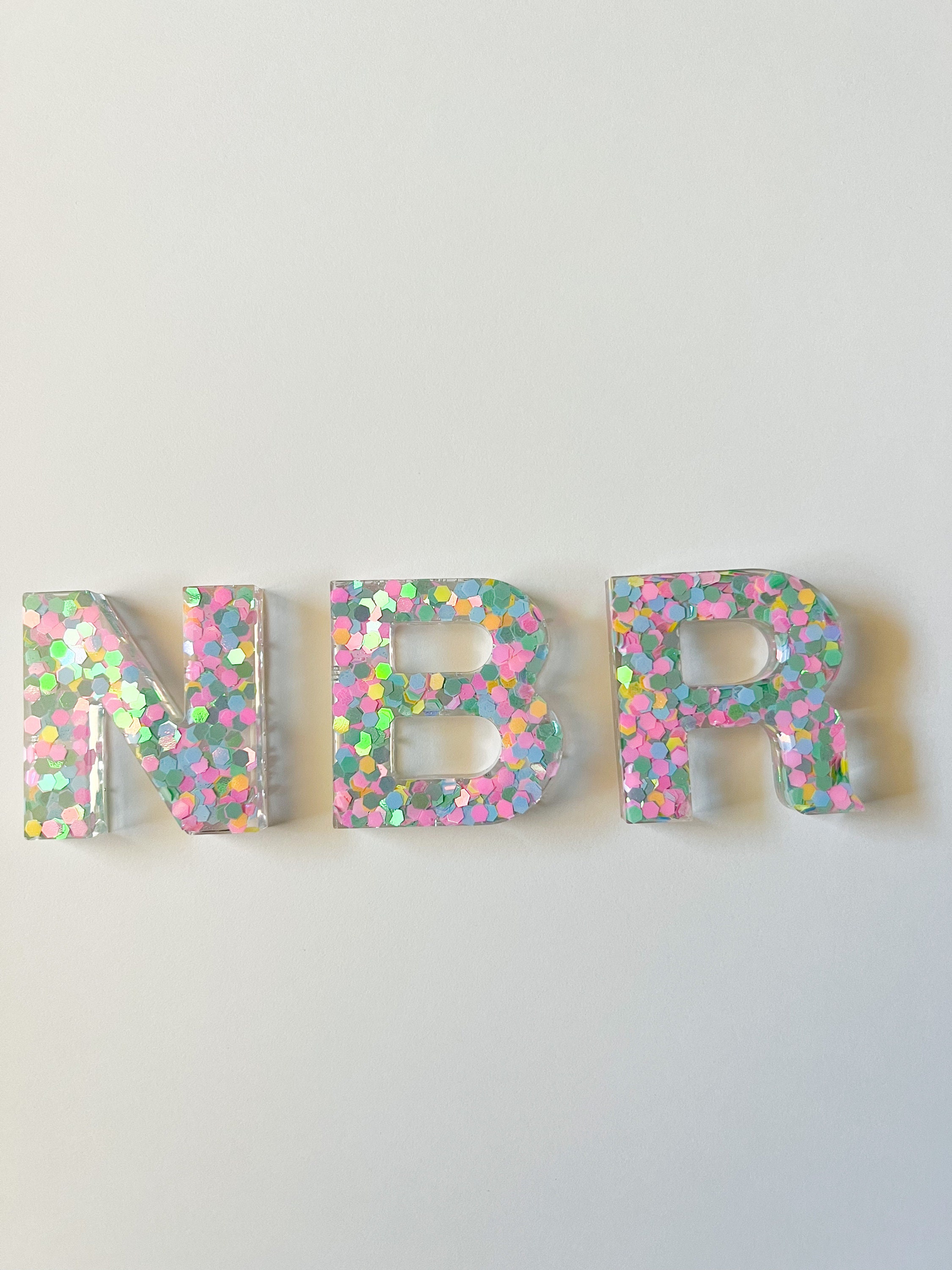 BIRTHDAY Confetti-uppercase Sensory Alphabet Letters - Etsy