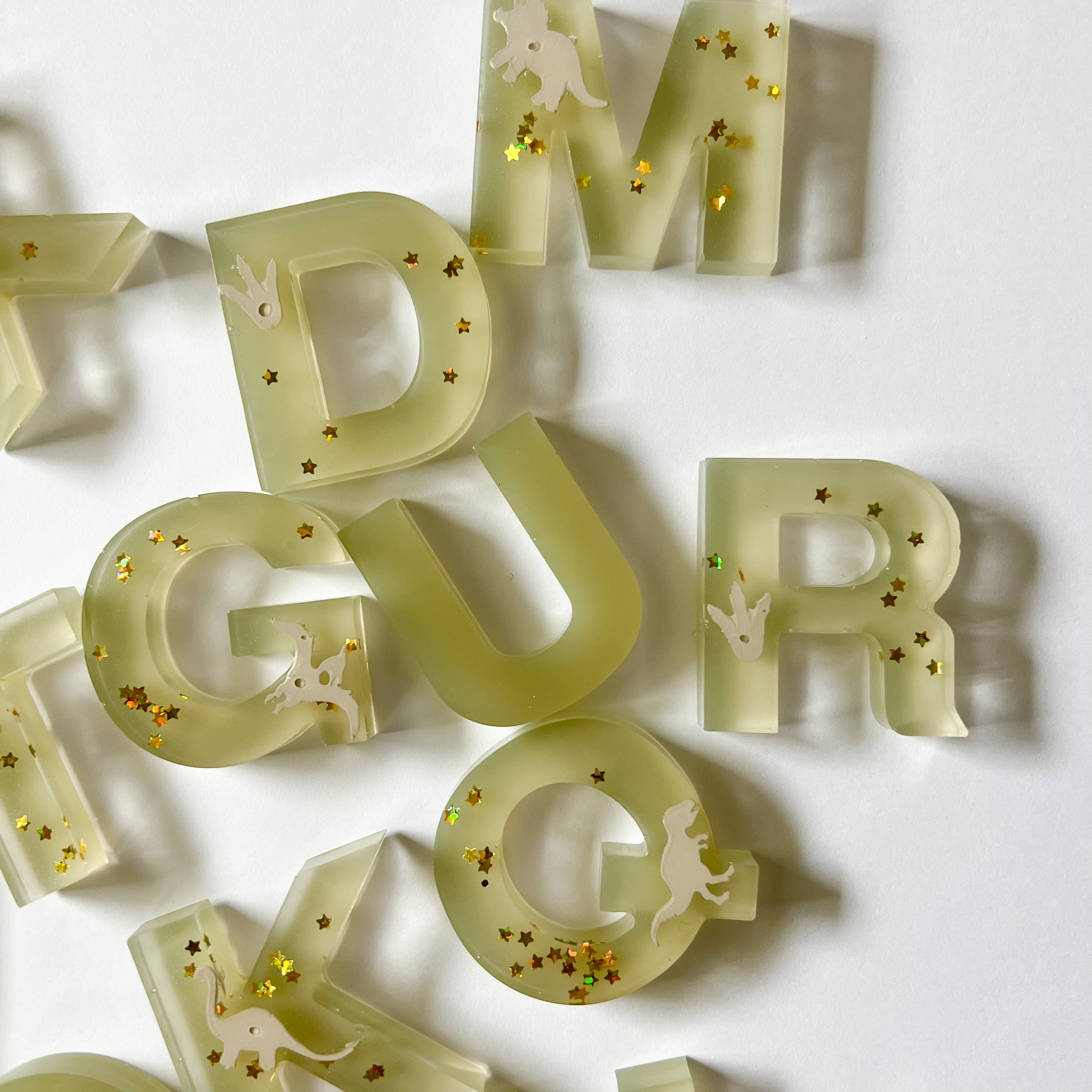 NEUTRAL Dino-uppercase Sensory Alphabet Letters - Etsy