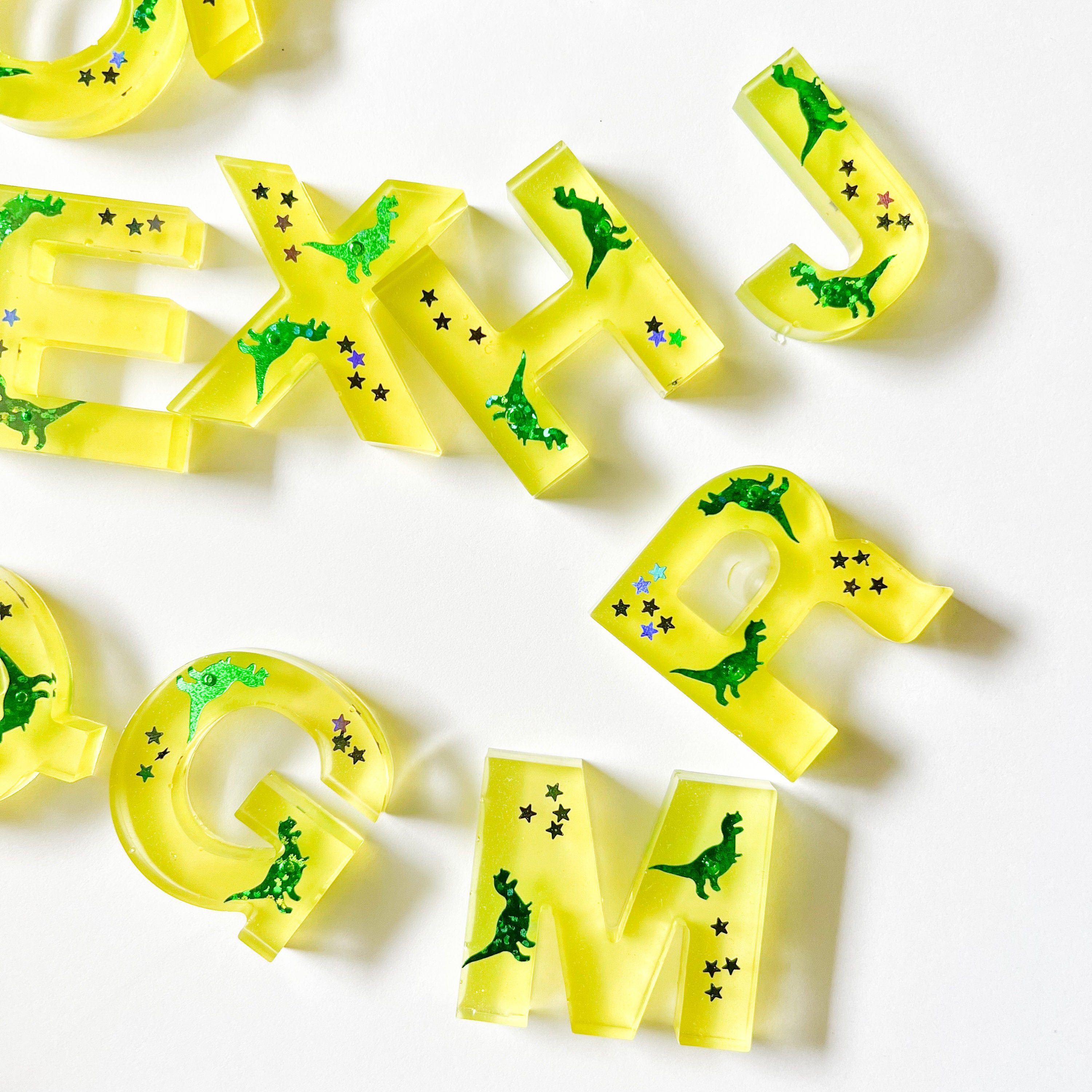 Rex-uppercase Sensory Alphabet Letters - Etsy