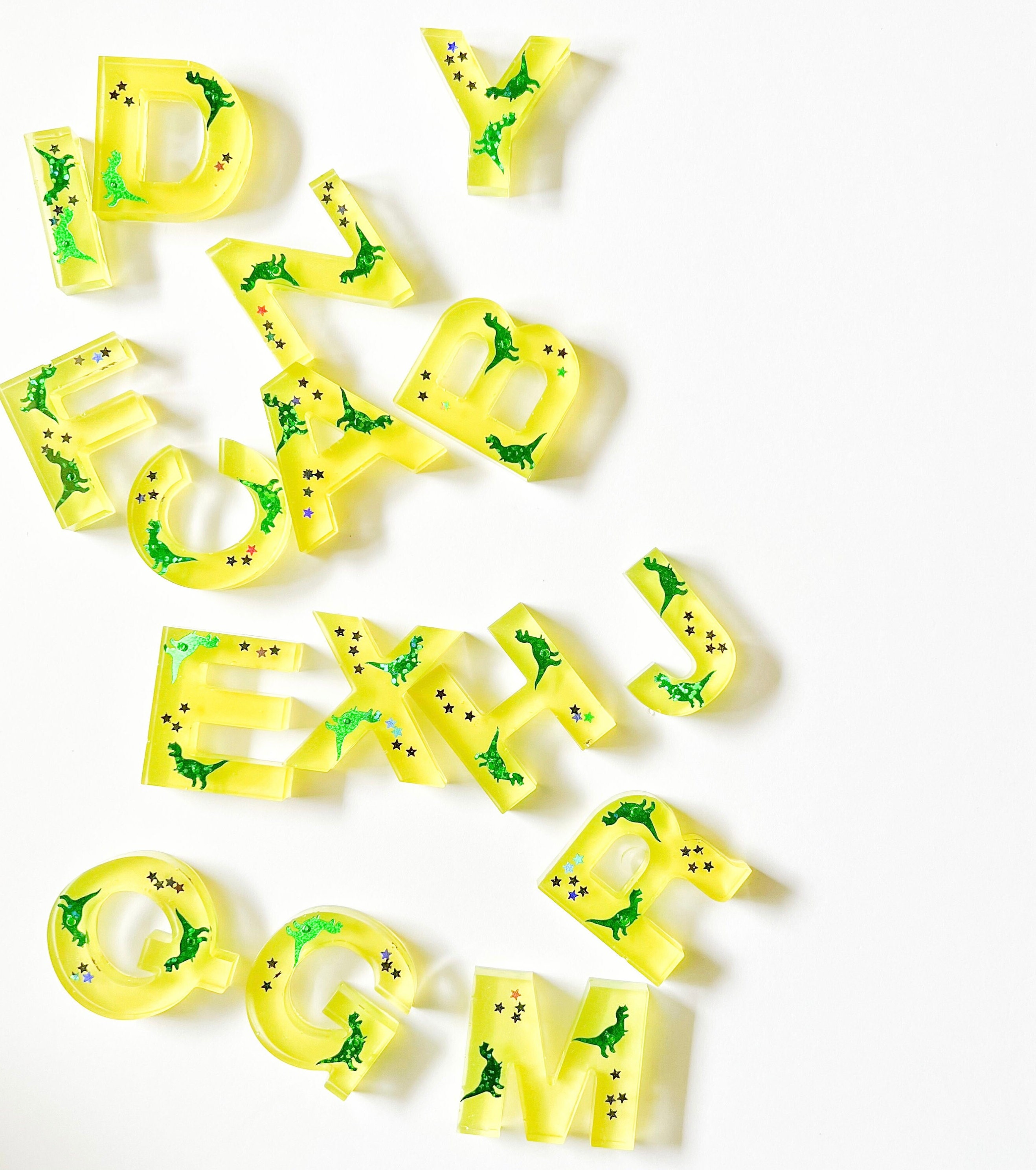 Rex-uppercase Sensory Alphabet Letters - Etsy