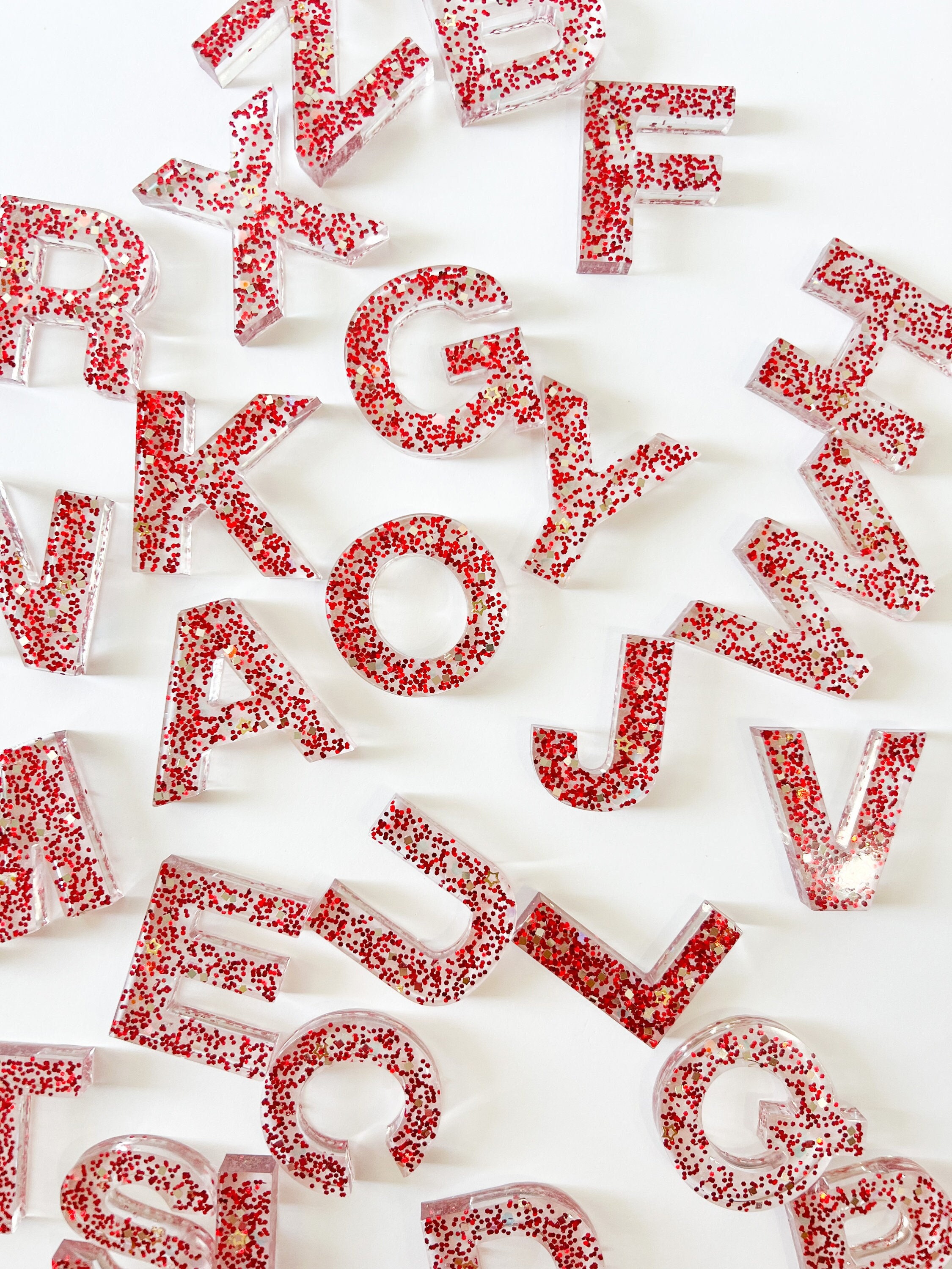 Red-sensory Alphabet Letters - Etsy