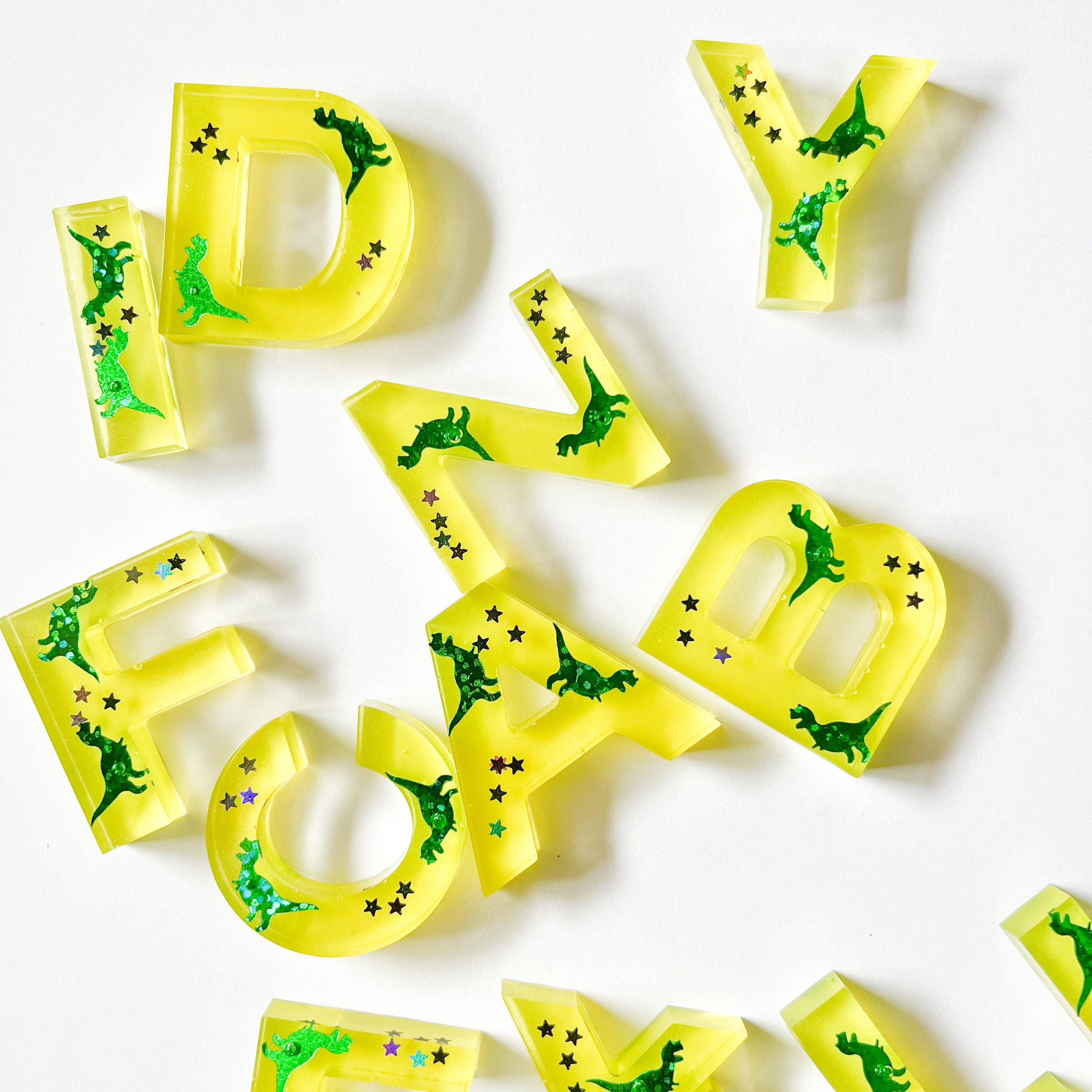 Rex-uppercase Sensory Alphabet Letters - Etsy