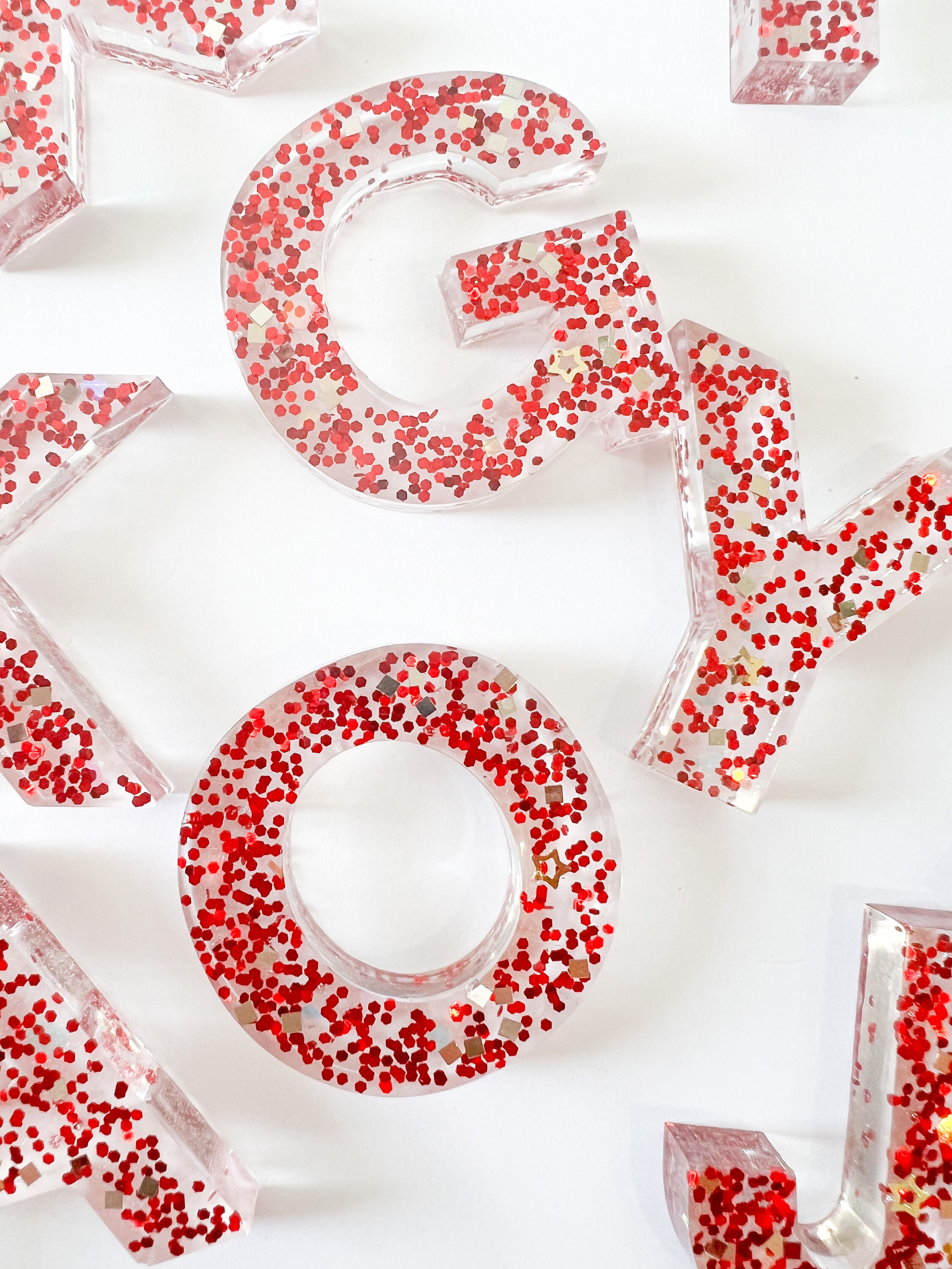 Red-sensory Alphabet Letters - Etsy