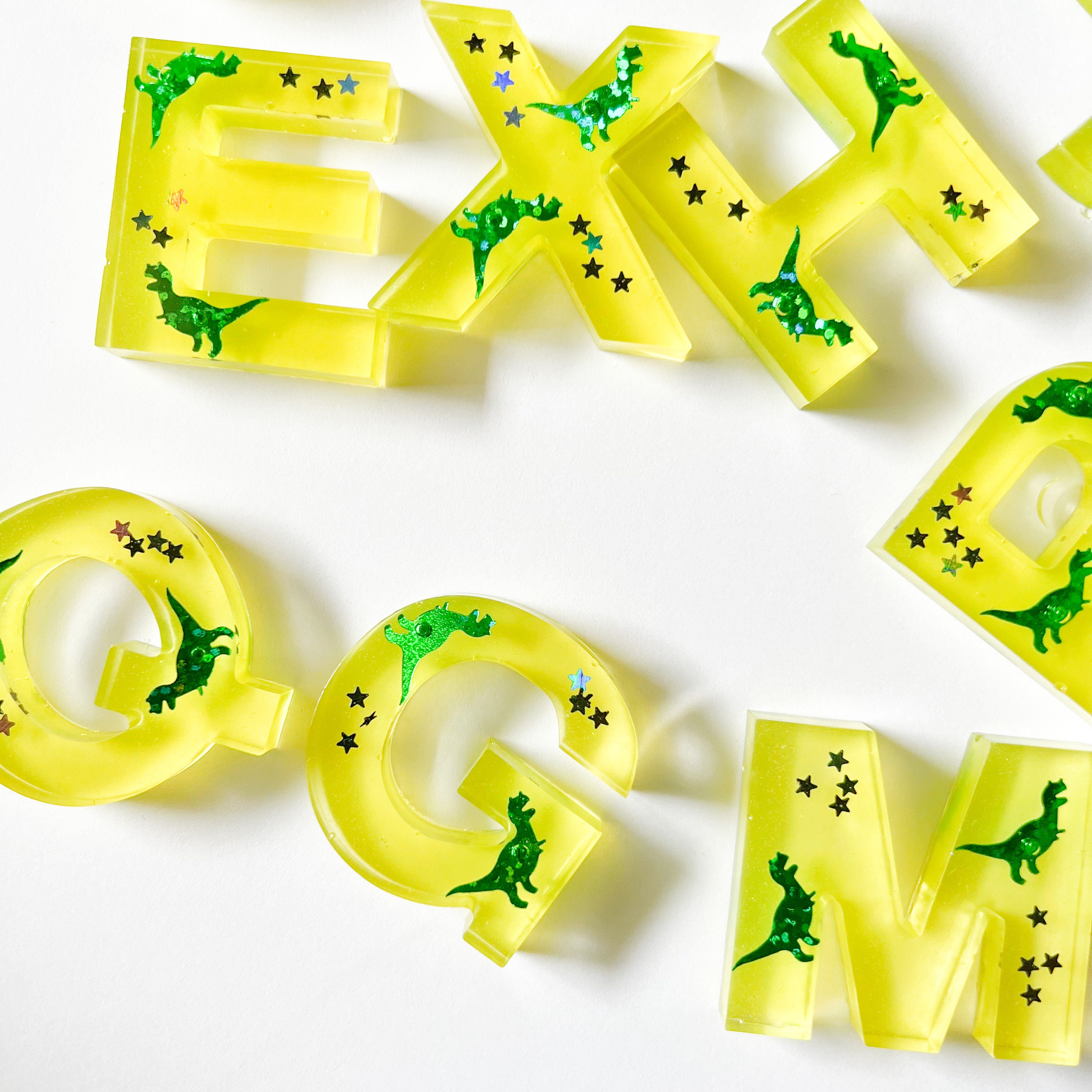 Rex-uppercase Sensory Alphabet Letters - Etsy