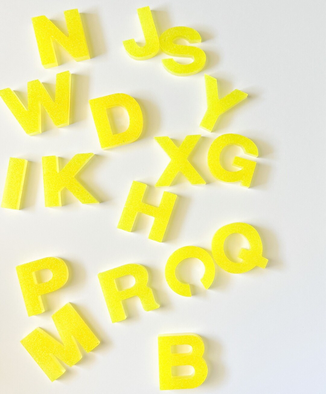 Daffodil-sensory Alphabet Letters - Etsy