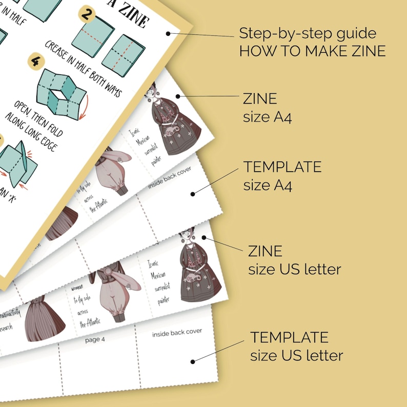 Icons of Herstory – Funny Cartoon Zine | Inspirational Women | DIY ...