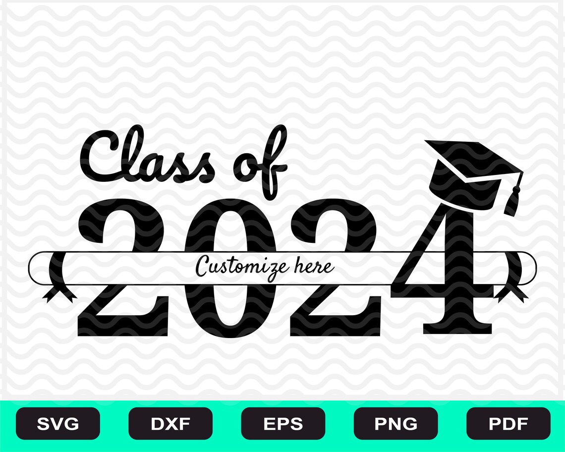 Class of 2024 SVG, Split 2024 Frame Svg, Senior 2024 Svg, Graduation ...