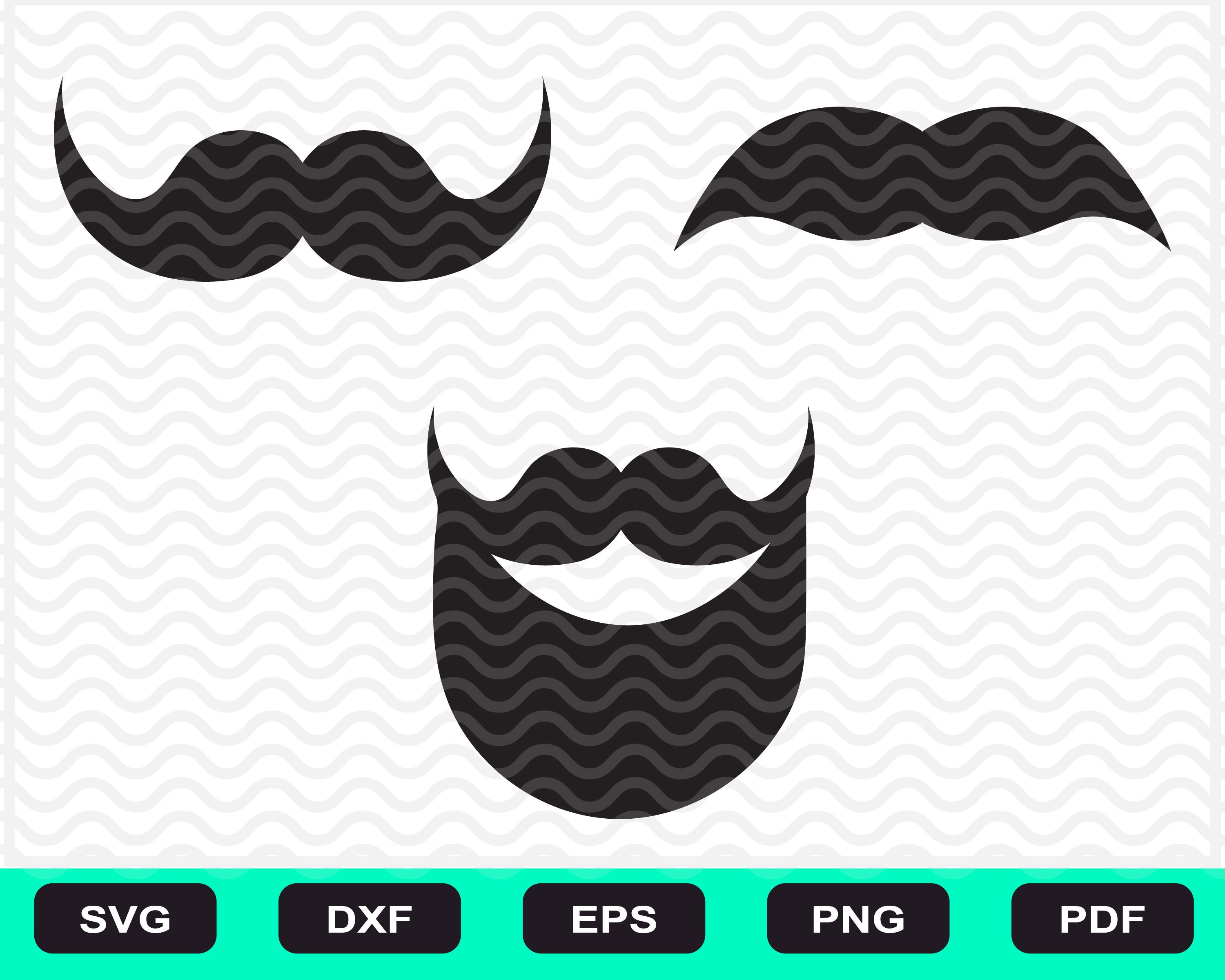 Mustache Svg, Moustache Clipart, Mustache Vector, Moustache Cricut ...
