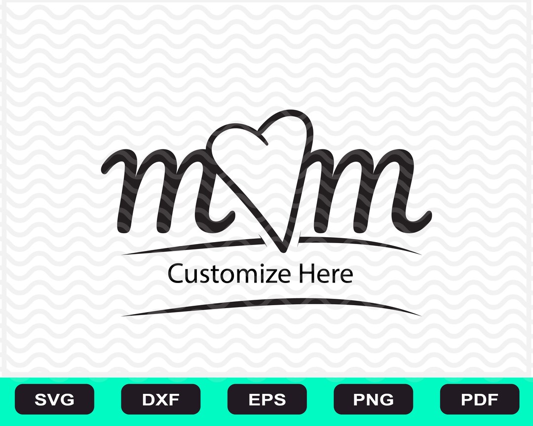 Mom Svg, Mama Svg, Mother Monogram Svg, Mothers Day Svg, Split Monogram ...