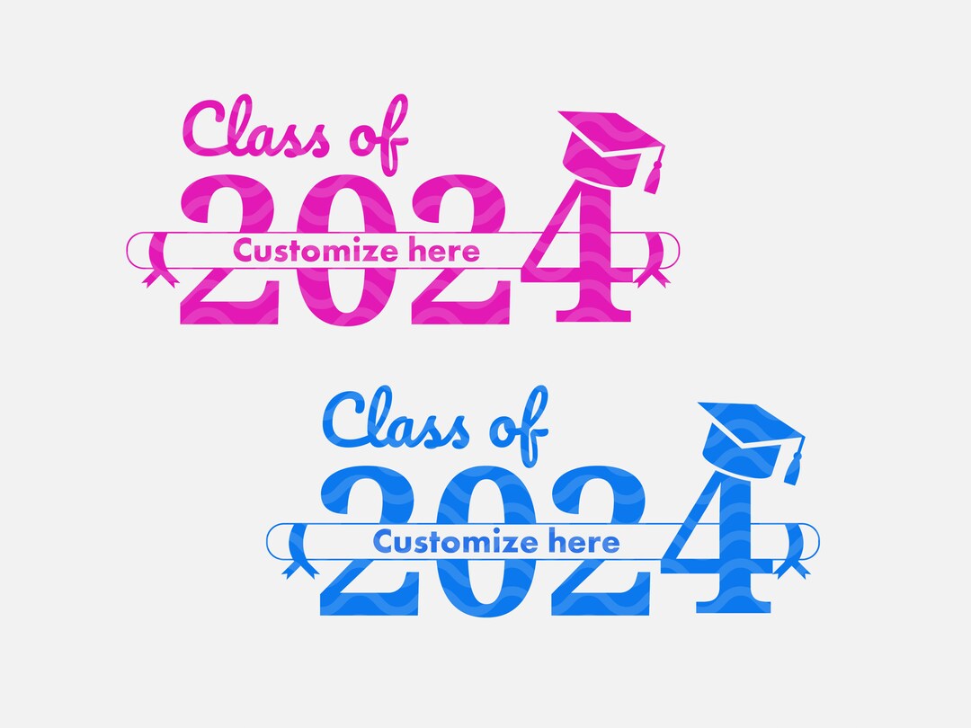 Graduation SVG, Class of 2024 SVG, Class of 2024 Monogram, Graduation ...