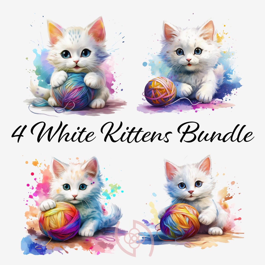 Cat Breeds Clipart Bundle, Kitten Clipart, Pet Clipart, Watercolor Cat ...