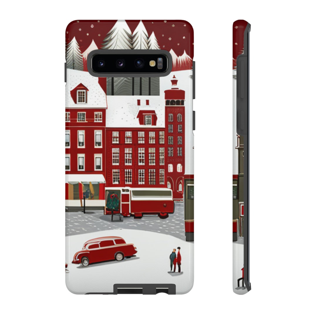 Classic Vintage Christmas Phone Case - Nostalgic Holiday Design - Etsy