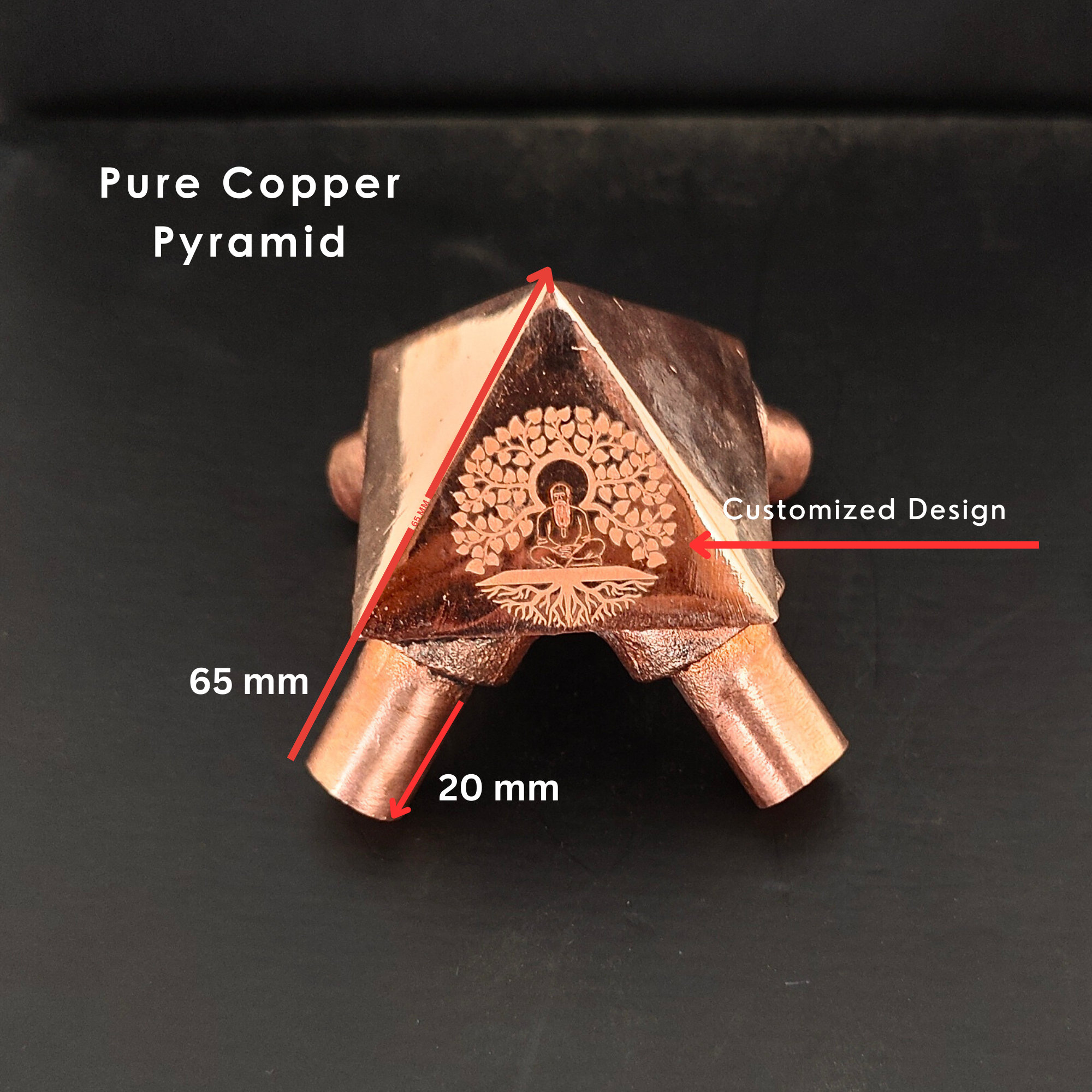 Copper Pyramid for Meditation _ 6feet Premium Quality Full - Etsy