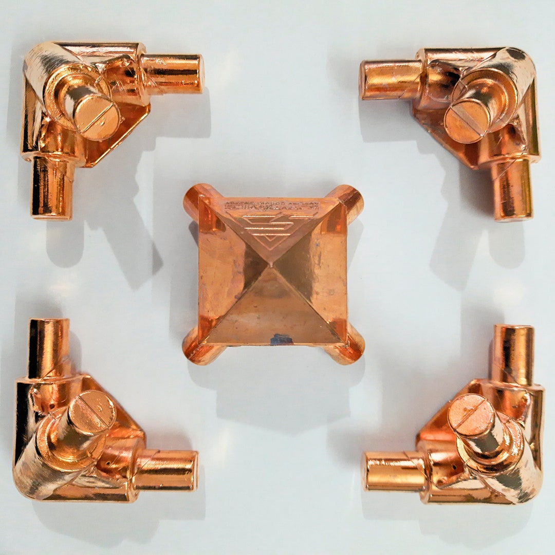 Giza Pyramid Connectors KIT Copper Plated Plastic Pyramid - Etsy UK
