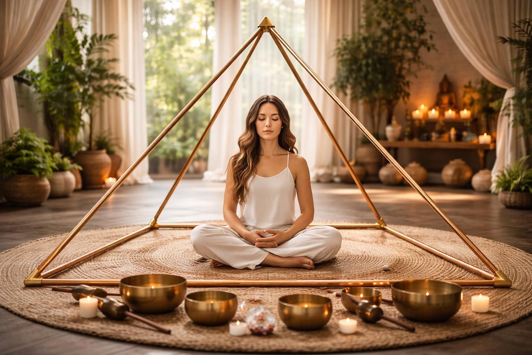 Copper Pyramid for Meditation _ Premium Quality ( Full Set All Copper ...