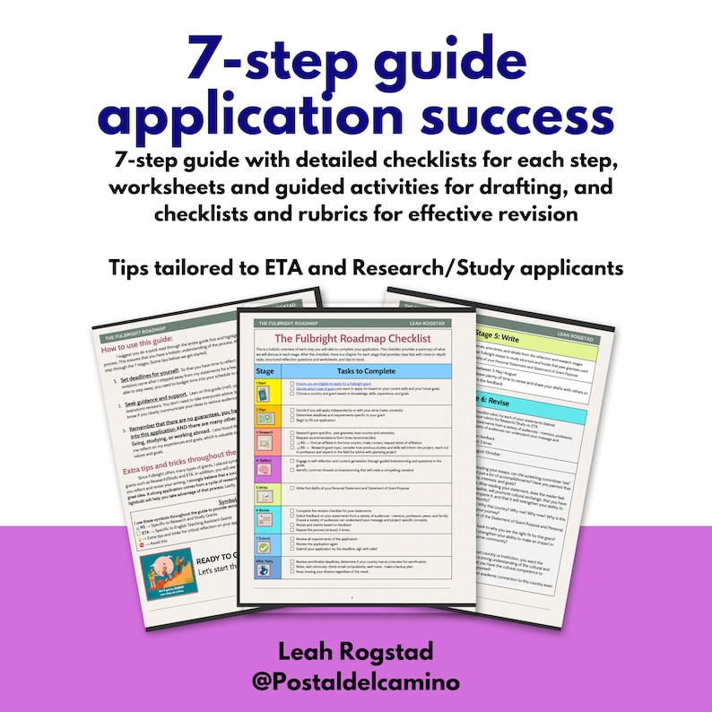Fulbright Grant Application Guide | the Fulbright Roadmap: a 7-step ...