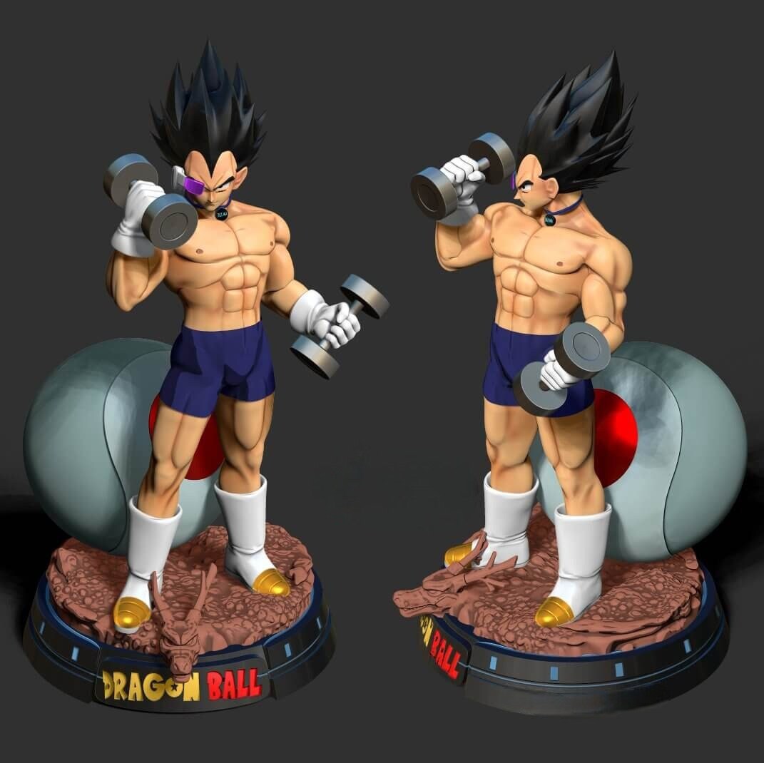 Vegeta STL / Vegeta Anime / High Quality STL / 3D Digital Printing ...