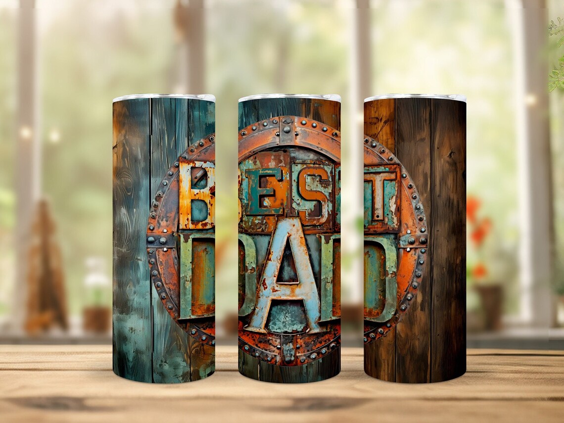 Best Dad Sublimation Tumbler, Best Father Tumbler, Best Dad Ever, Gift ...