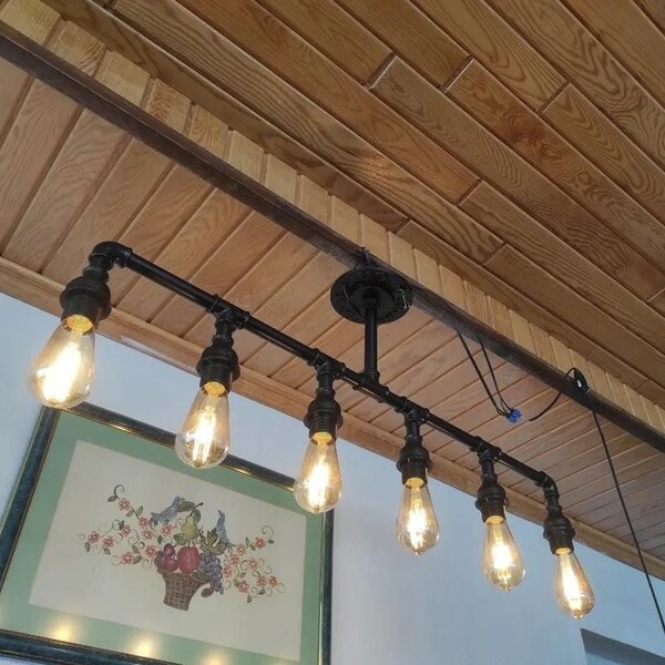 Pipe Chandelier - Etsy