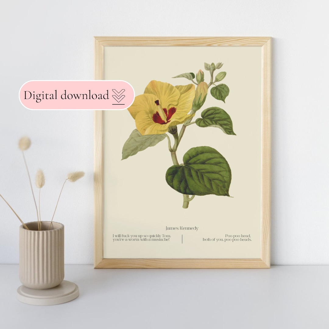 James Kennedy Vanderpump Rules Poster: Floral Art Print (digital ...