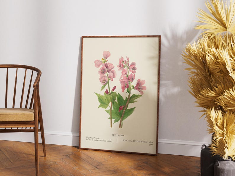 Lisa Barlow Quote Poster Flower Print: RHOSLC Wall Art (digital ...