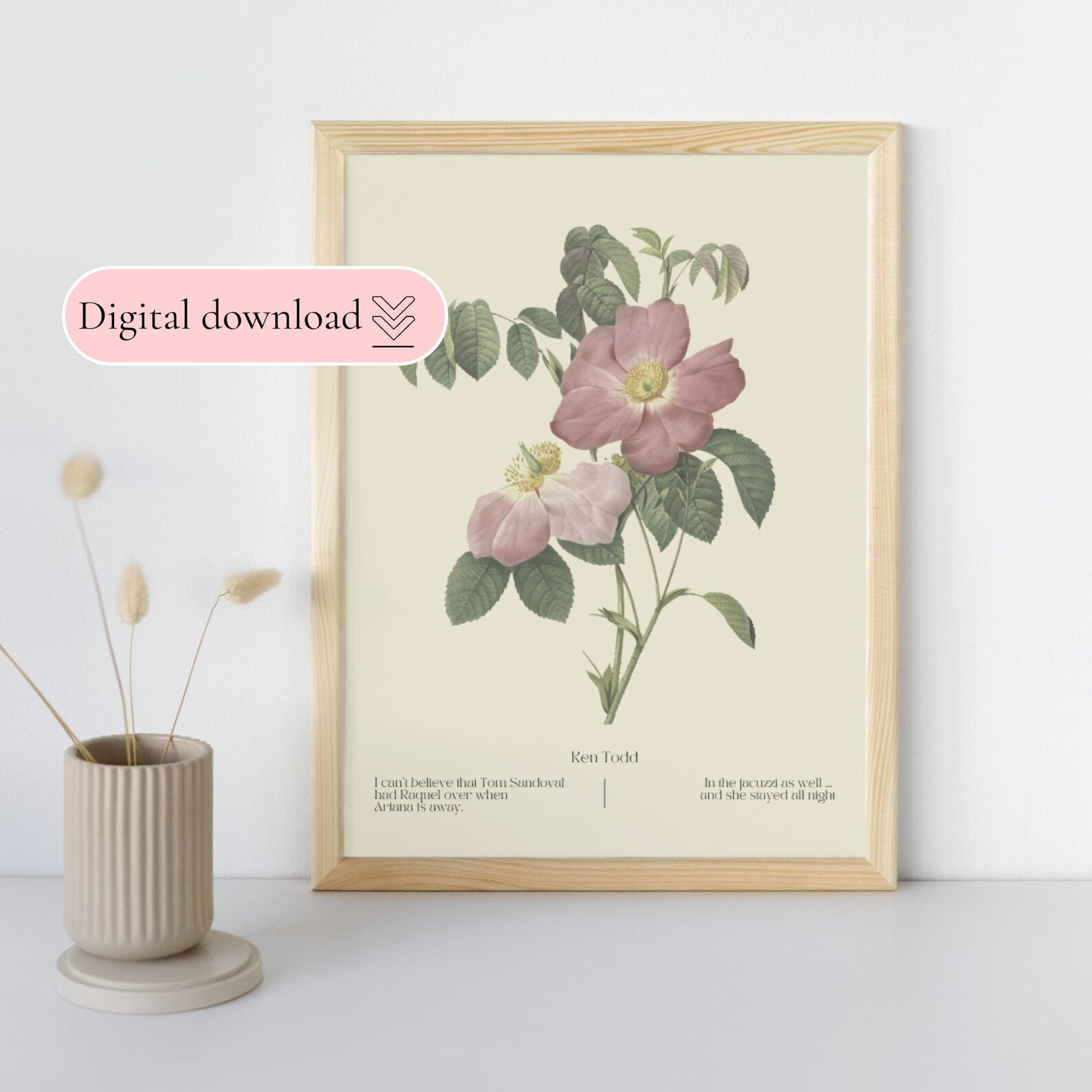 Scandoval Vanderpump Rules Digital Download Poster art Printsken Todd ...