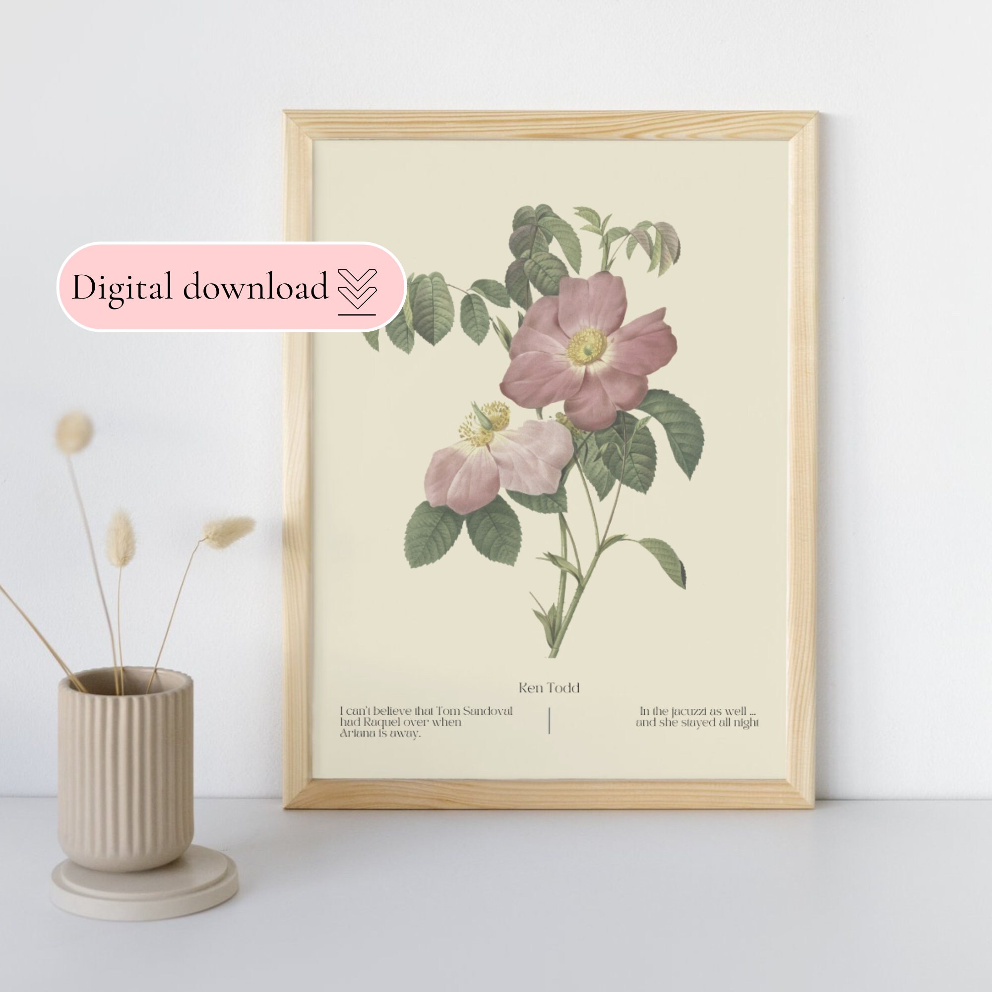 Scandoval Vanderpump Rules Digital Download Poster art Printsken Todd ...