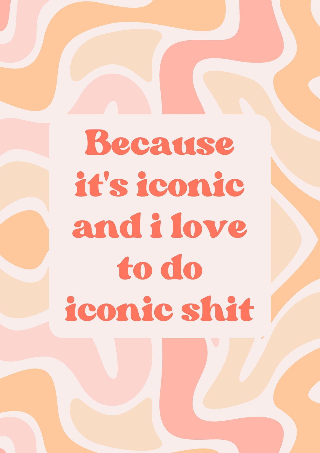 Kim Kardashian Iconic Quote Poster Digital Inspirational Wall Art for ...