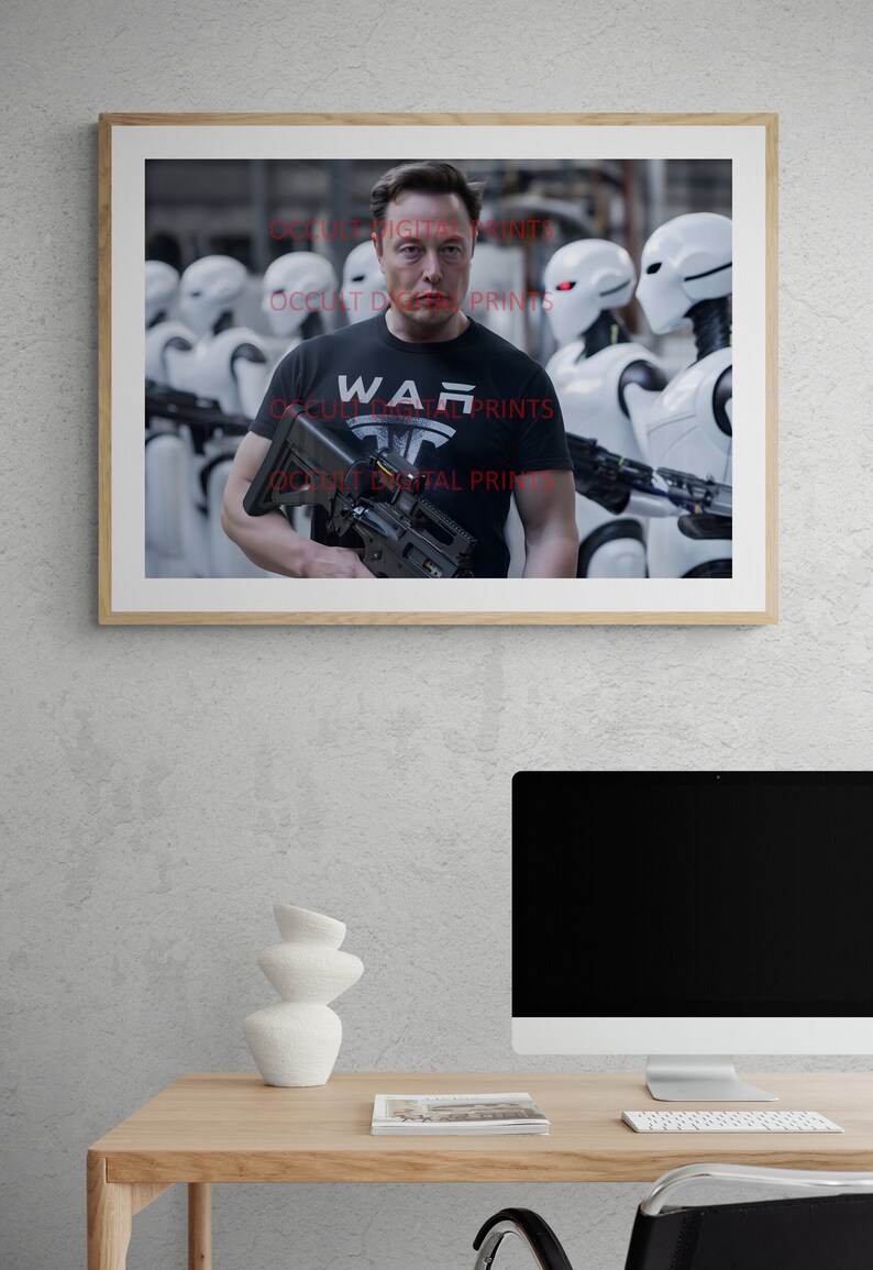 The Great Robot Rebellion: Elon Musk Battles Deadly Infected Robots. Ai ...