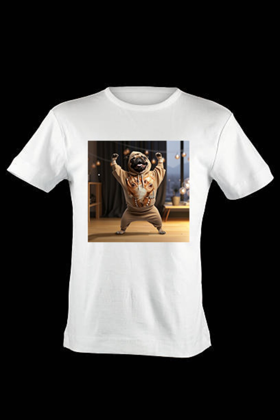 DTF Dancing Pug. - Etsy