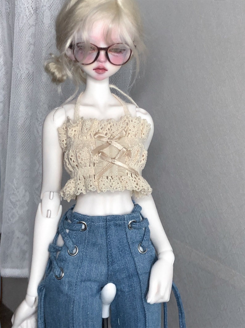 1/3 1/4 SD MSD Bjd Doll Clothes, Fashion Bjd Doll Outfit, Tank Topdenim ...