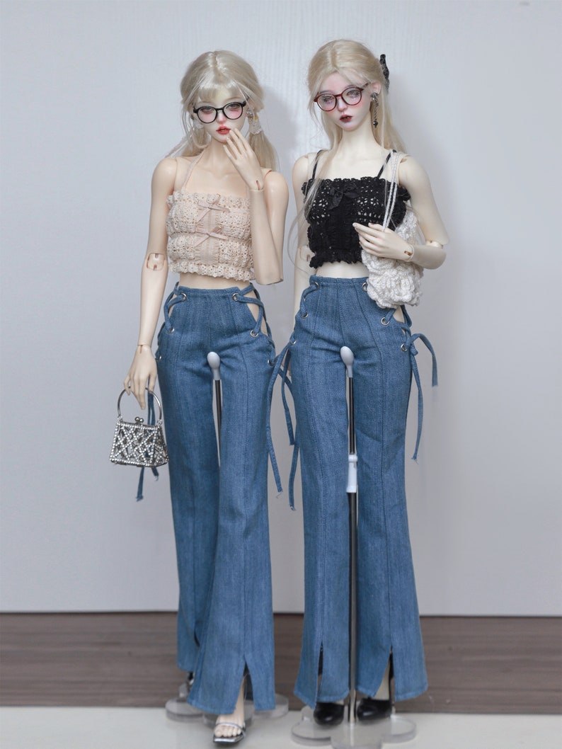 1/3 1/4 SD MSD Bjd Doll Clothes, Fashion Bjd Doll Outfit, Tank Topdenim ...