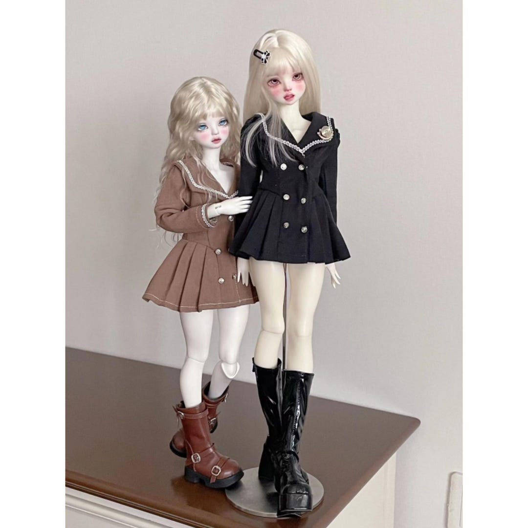2 Colors 1/4 MSD Mdd Bjd Doll Clothes, Bjd Doll Dress - Etsy