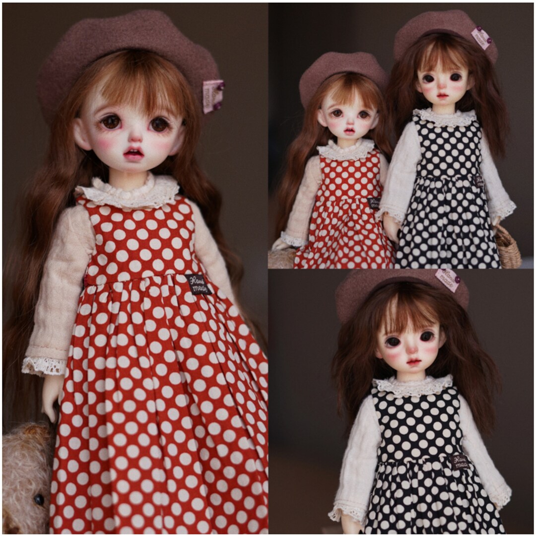 1/4 1/6 MSD YOSD BJD Doll Clothes, Minifee Doll Dress, Vintage Bjd Doll ...