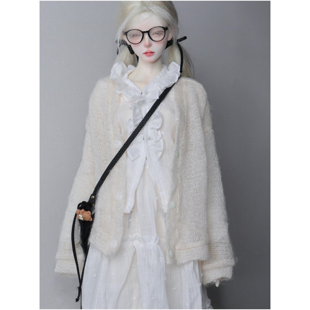1/3 1/4 SD MSD Bjd Doll Outfit – Casual White Lace-trimmed Blouse ...