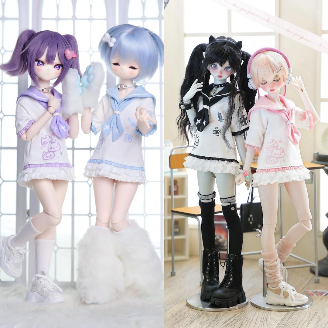 4 Colors 1/4 1/6 YOSD MSD Mdd Bjd Doll Clothes, Bjd Doll Dress - Etsy
