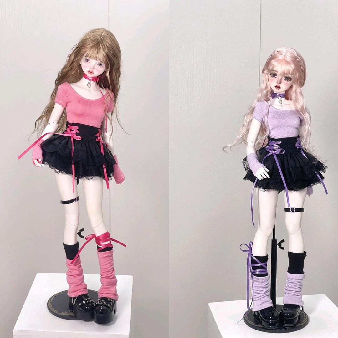 2 Colors 1/4 MSD Mdd Bjd Doll Clothes, Bjd Doll Dress - Etsy