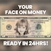 Your Face on Money, Pink Money, Game Money, 5 Dollar Bill, Party Money ...