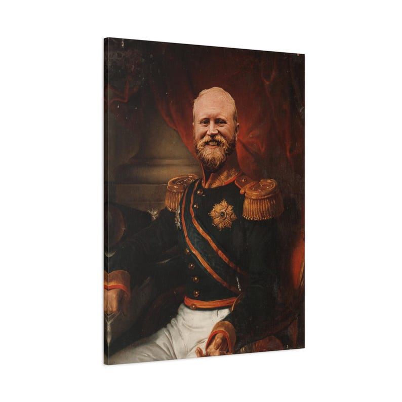 Portrait With Your Face - Royal Commander, Historical Portrait, Royal ...