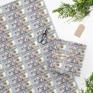 Face on Money Wrapping Paper / Personalized Dollar Bills / Gift ...