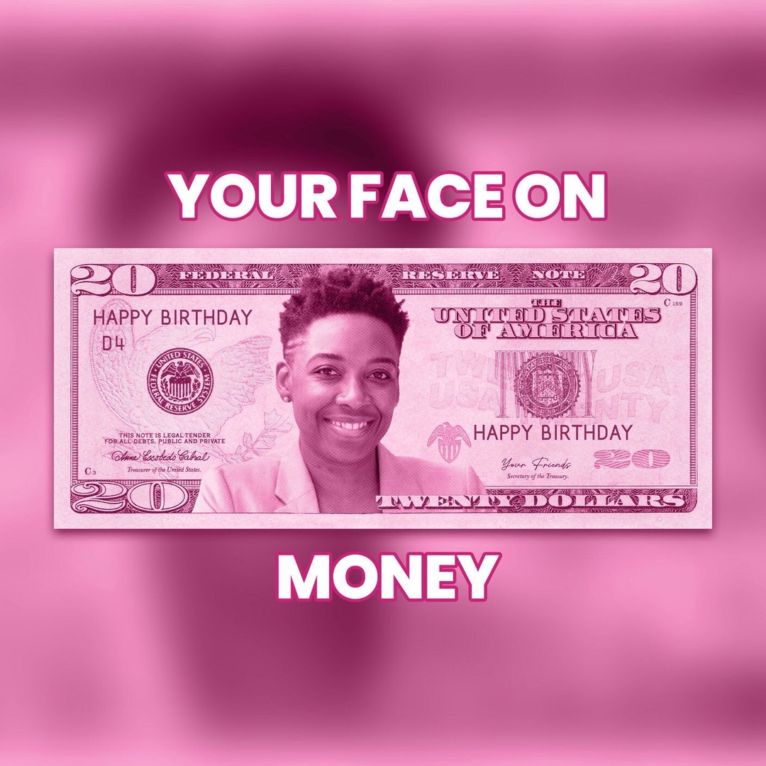 Your Face on Money, Pink Money, Game Money, 20 Dollar Bill, Party Money ...