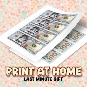 Personalized Kids Money, 100 Dollar Bill, Your Face on Money, Unique ...