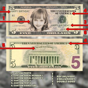 Your Face on Money, Fake Money, Game Money, 100 Dollar Bill, Party ...
