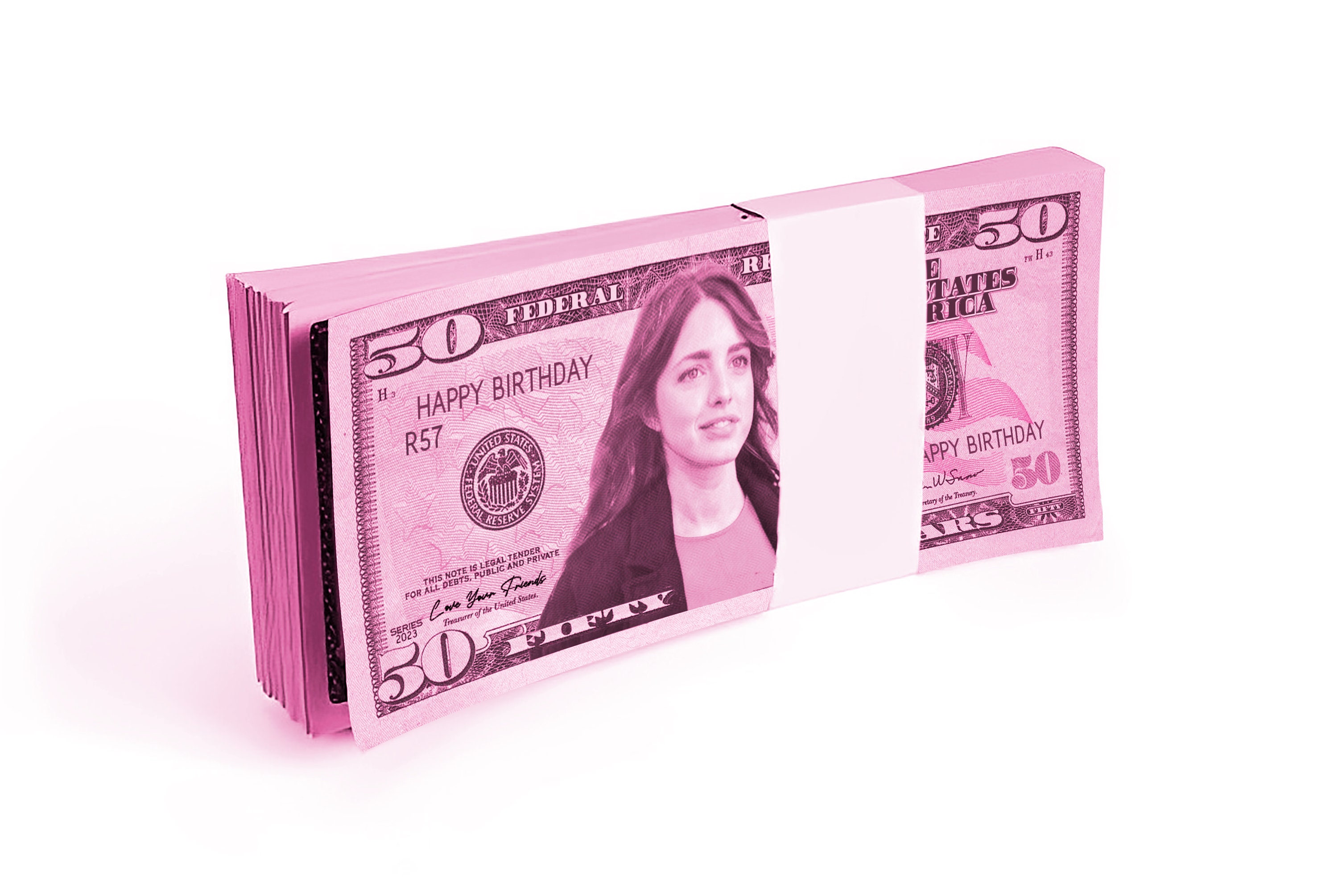Custom Face 50 Dollar Bill, Personalized Party Money (digital File) - Etsy